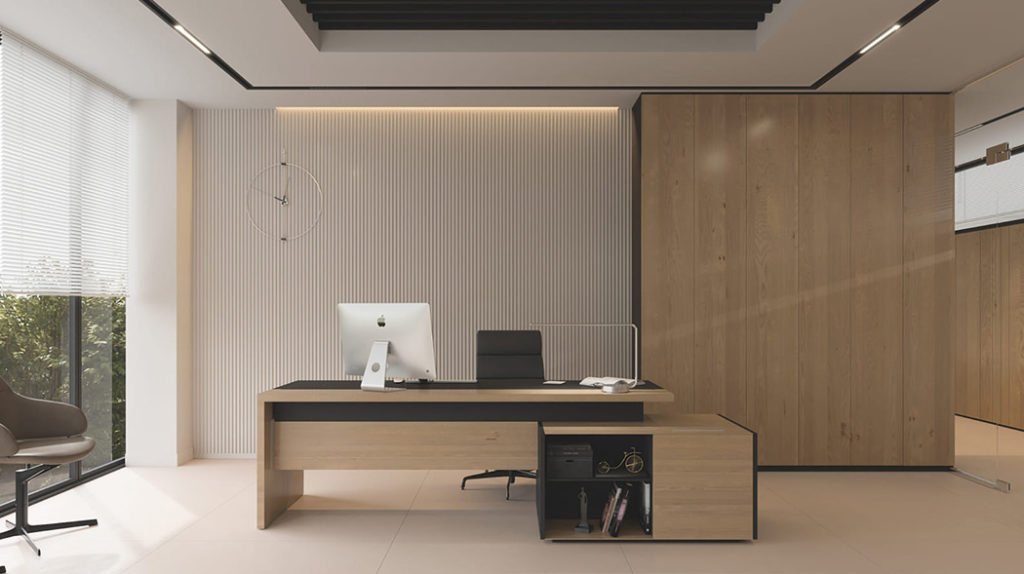 Economy office design in a modern style - Wesome