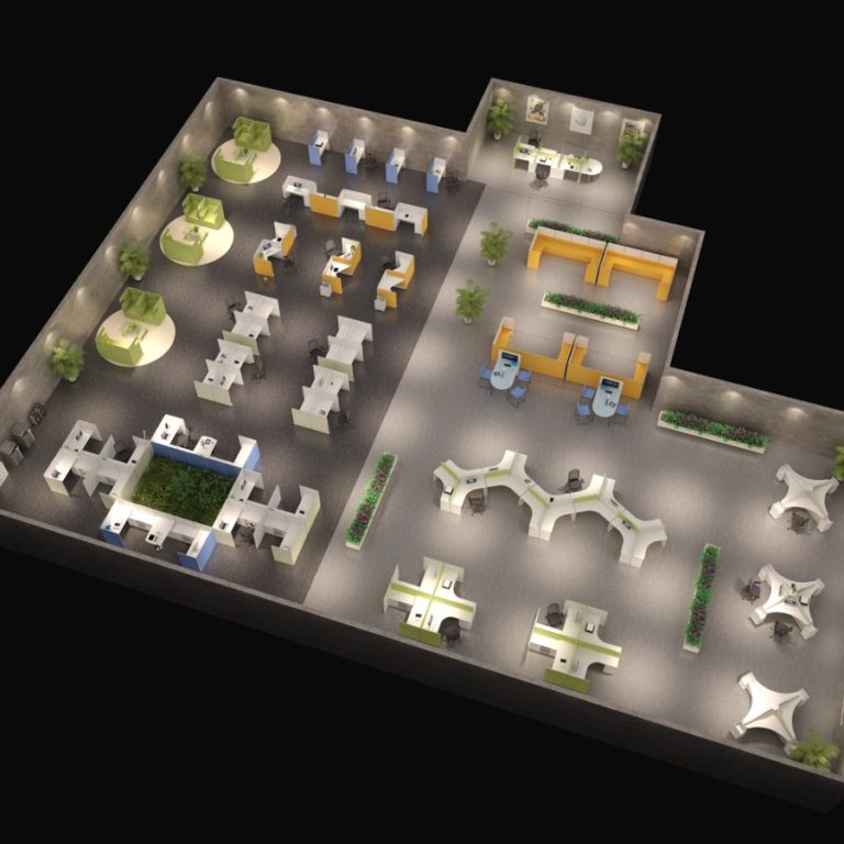 Island Workstation Concept - Wesome