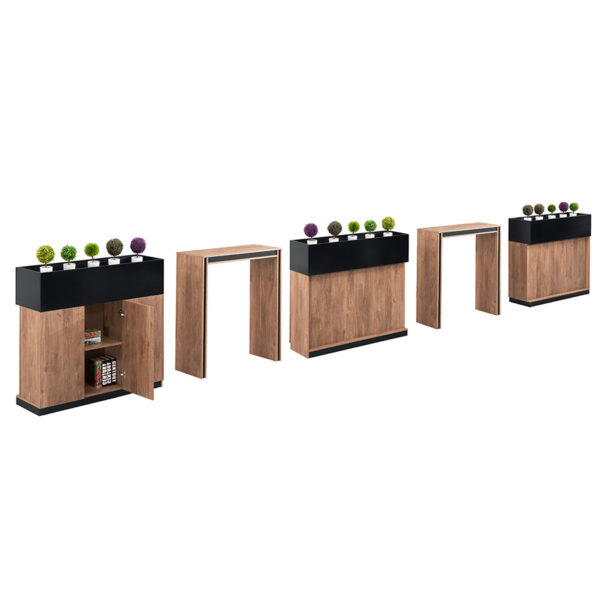 Office Furniture Flower Pot Rack Storage Cabinet - Wesome