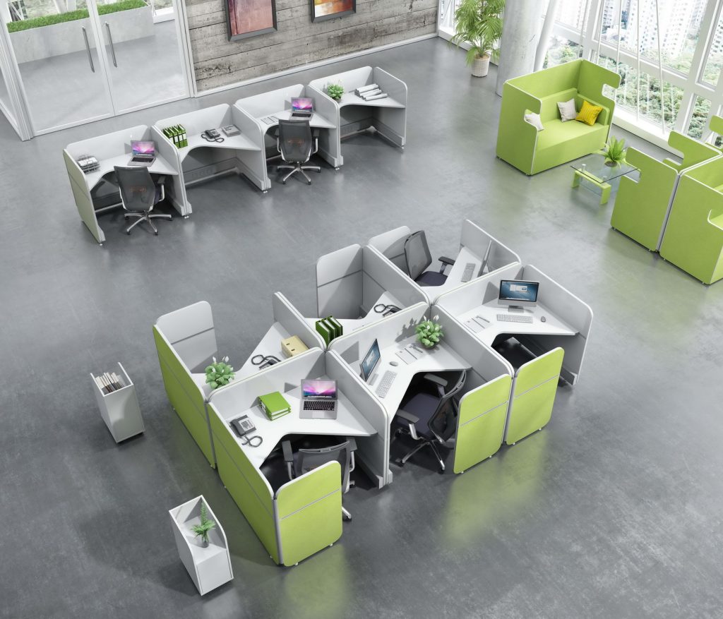 Office furniture Island series Staff station - Wesome